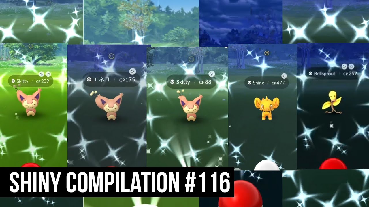 SHINY SKITTY EVERYWHERE! - Pokemon GO Shiny Compilation #116 - YouTube