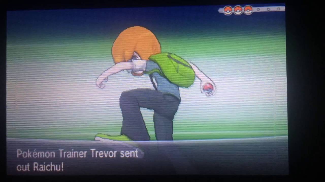 Pokémon Y vs PKMN Trainer Shauna (2), Tierno (3) & Trevor (2) - YouTube