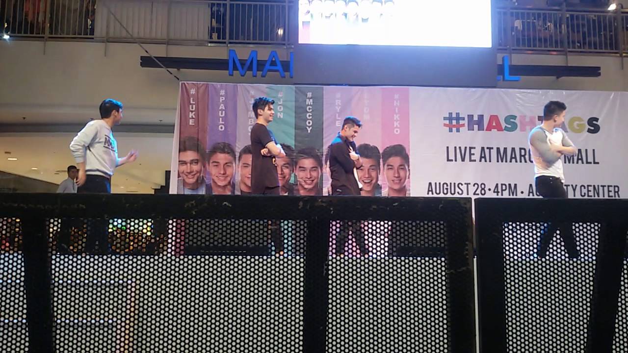 Hashtags Live at Marquee Mall Pampanga 08/28/16 - YouTube