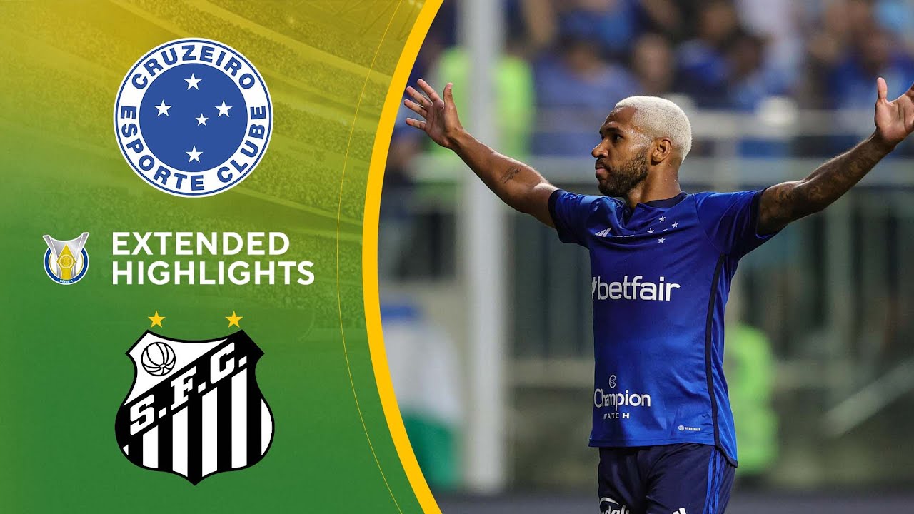 Cruzeiro vs Santos: Extended Highlights | Brasilerao Série A | CBS ...