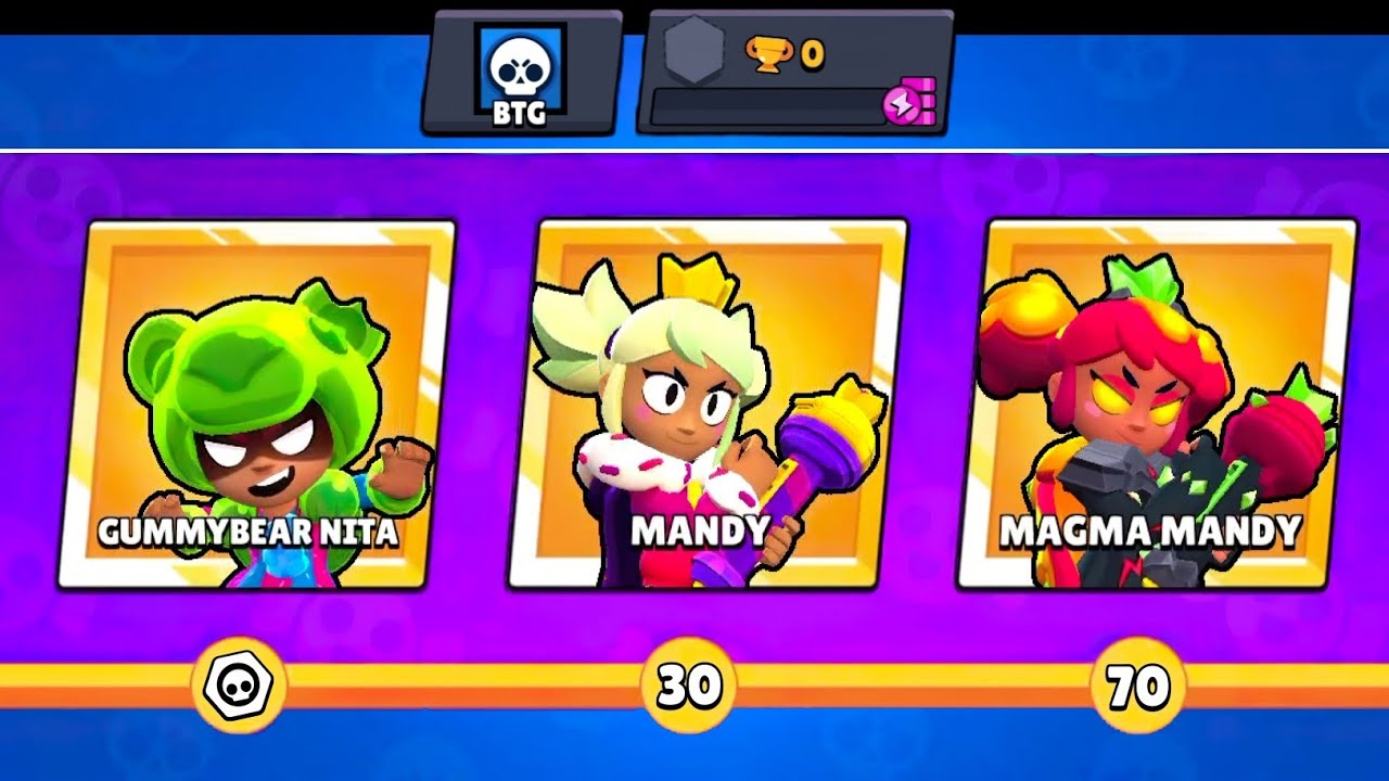 All Season 16 Brawl Pass Rewards On 0 Trophy Account Brawl Stars Youtube