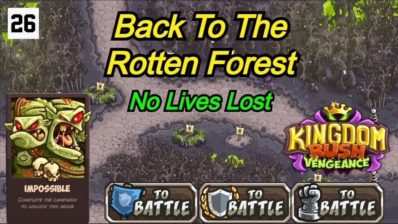 Back To The Rotten Forest | Impossible Difficulty | Kingdom Rush ...