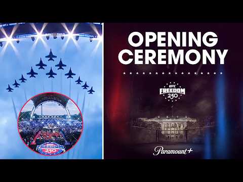 Watch the UFC Freedom 250 opening ceremony at the White House 🔥