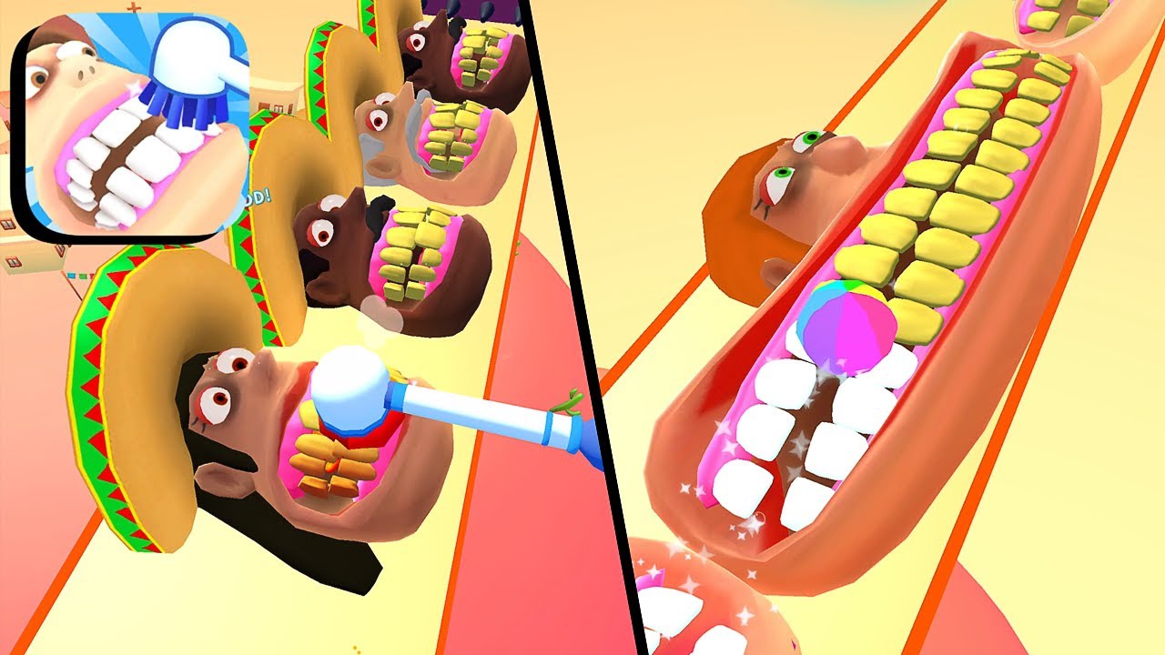 TEETH RUNNER ALL LEVELS GAMEPLAY ANDROID,IOS (LEVELS 23-24) - YouTube