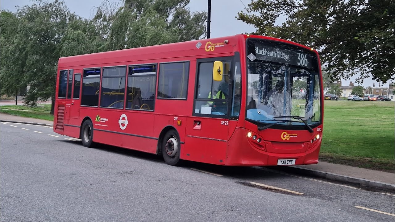 *Recent Transfer + Limp* Go-Ahead London SE92 YX11CPY Bus Route 386 ...