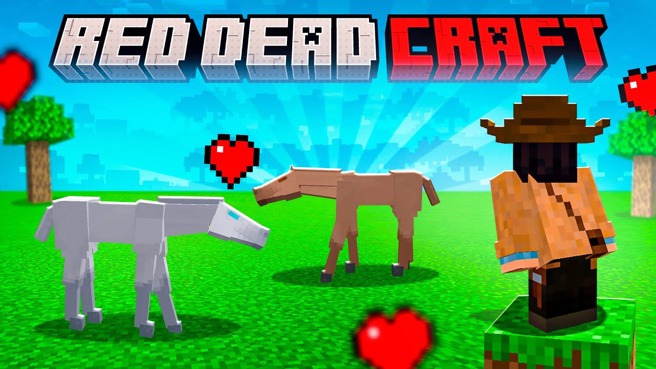 ENCONTREI CAVALOS FILHOTE NO MINECRAFT SURVIVAL - RED DEAD CRAFT #23 ...