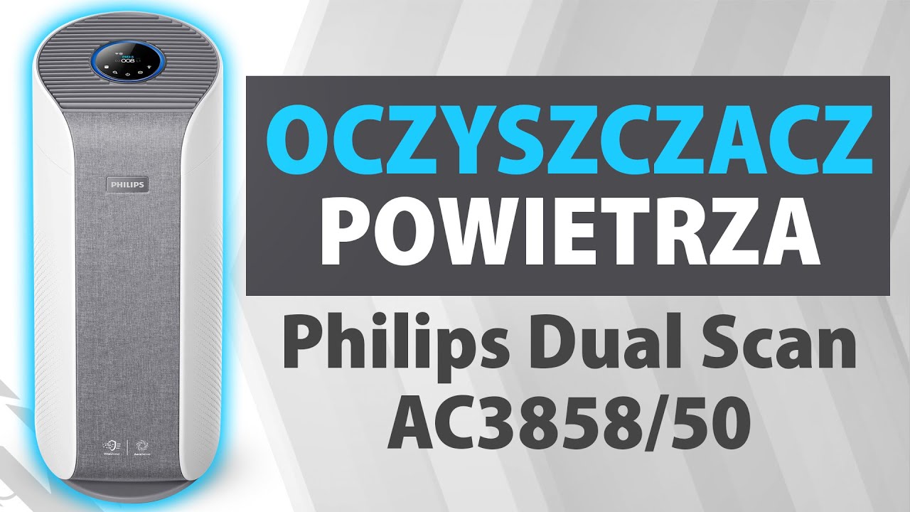 Oczyszczacz powietrza Philips Dual Scan AC3858/50 - YouTube