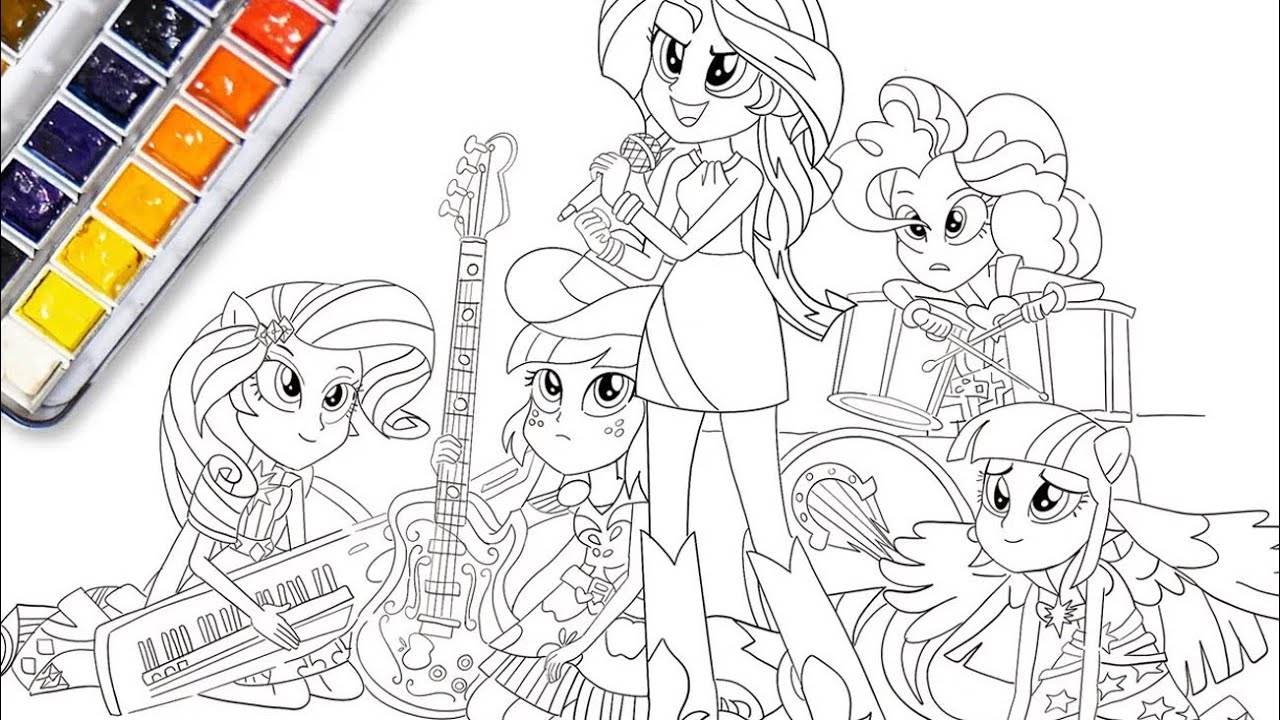 MLP My little pony Coloring - YouTube
