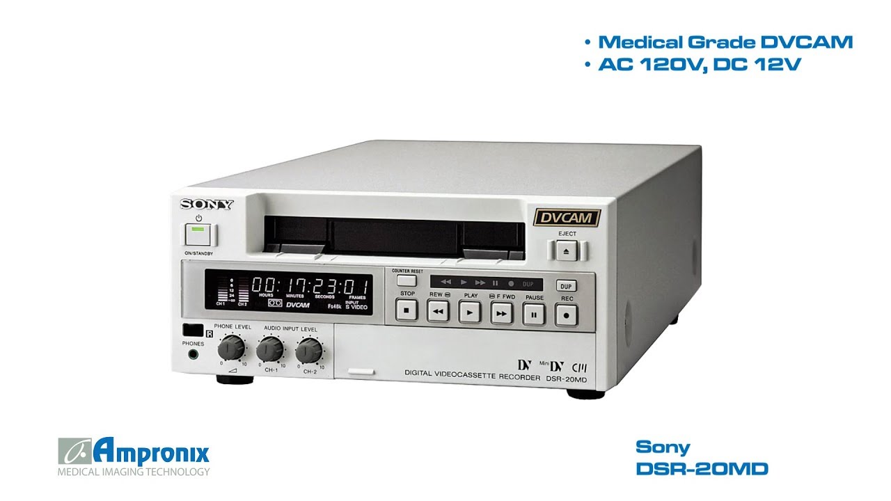 Sony DSR-20MD Medical Recorder Sales | Service | Repair | Exchange ...