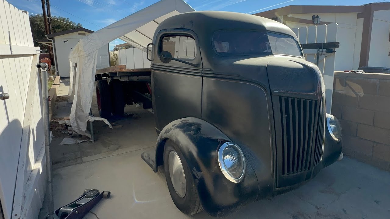 Kyle’s 1940 Ford COE Custom Rollback - Fresh bags, Walk around, A ...
