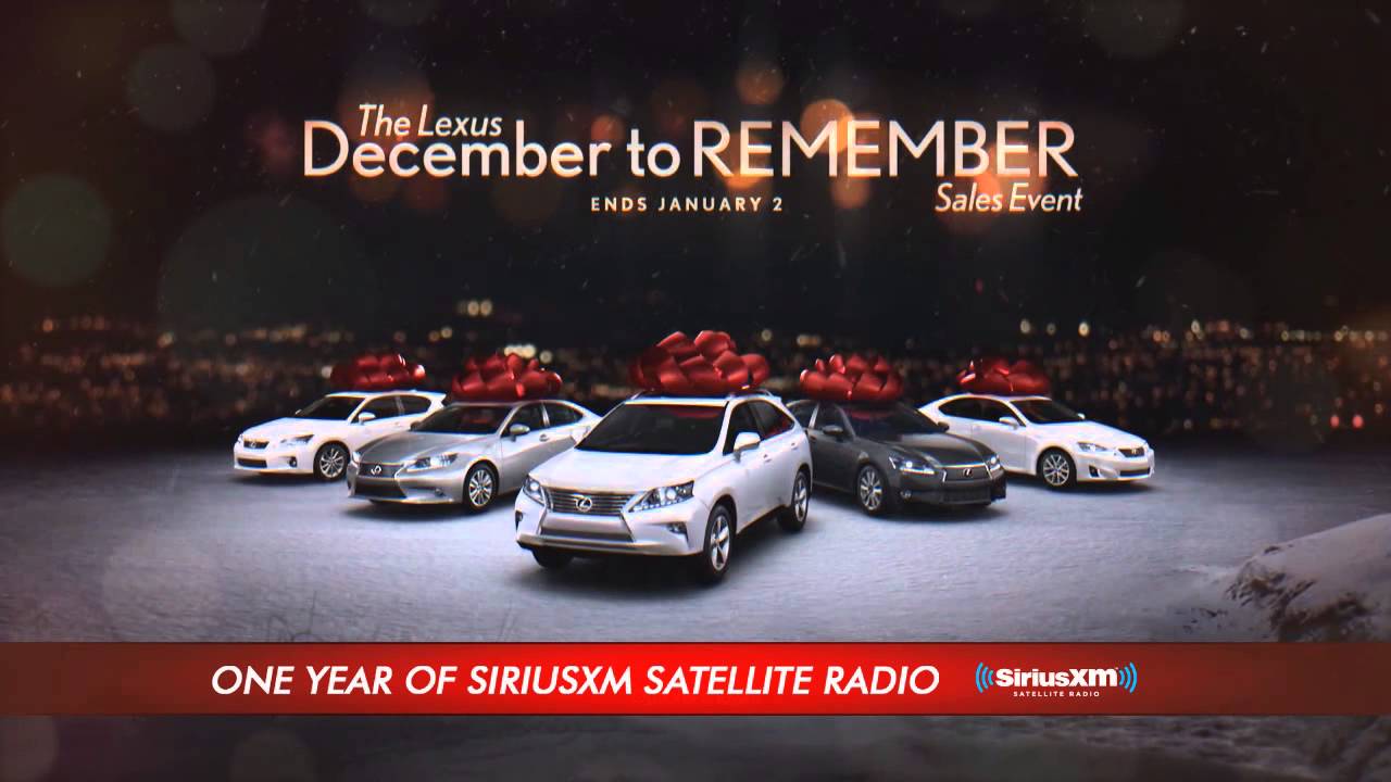 Commercial Video: SiriusXM – “December to Remember" - YouTube