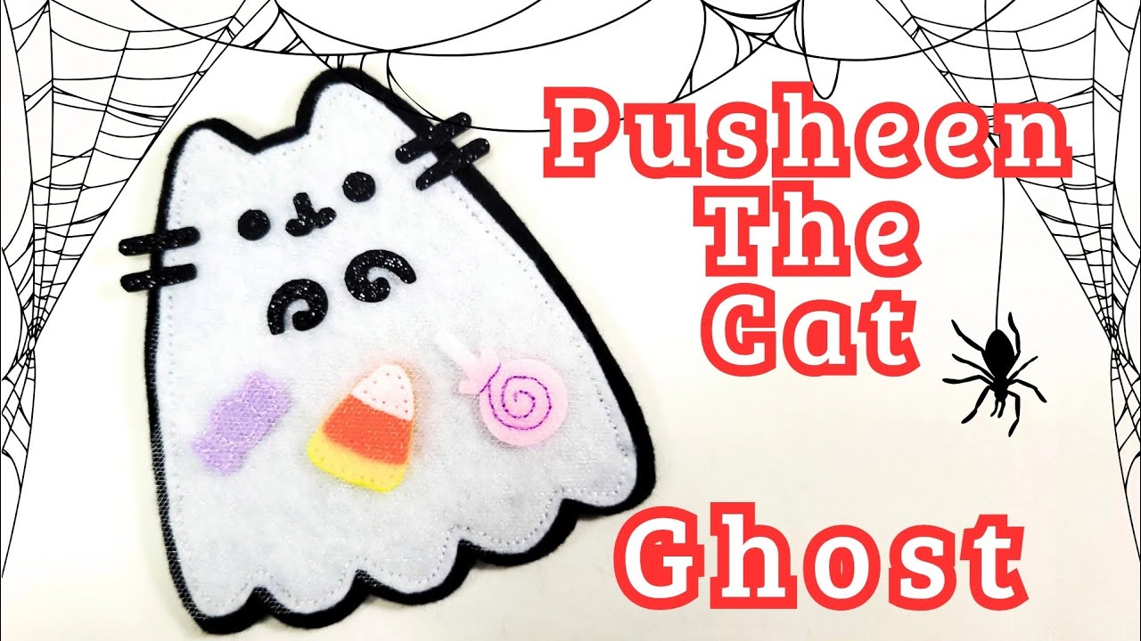 COMO HACER A PUSHEEN FANTASMA / HOW TO MAKE PUSHEEN GHOST | HALLOWEEN ...