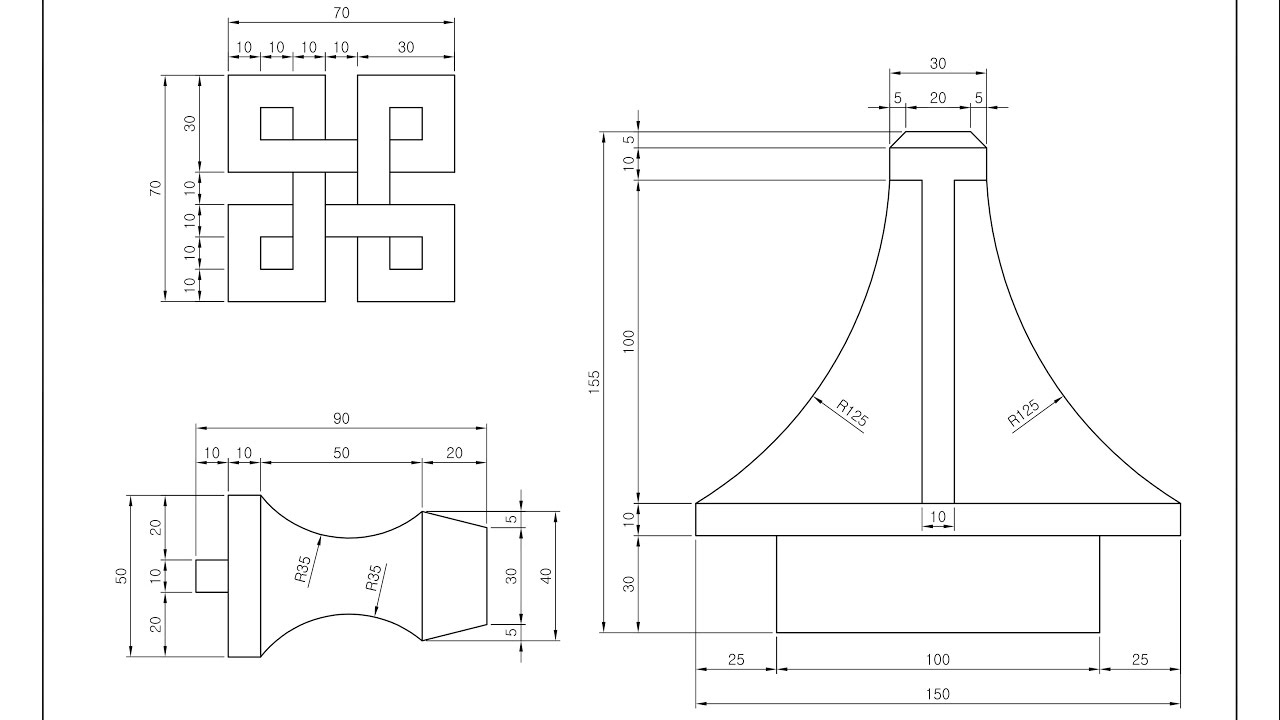 DraftSight 2017 for Beginners Tutorial 11 German - YouTube