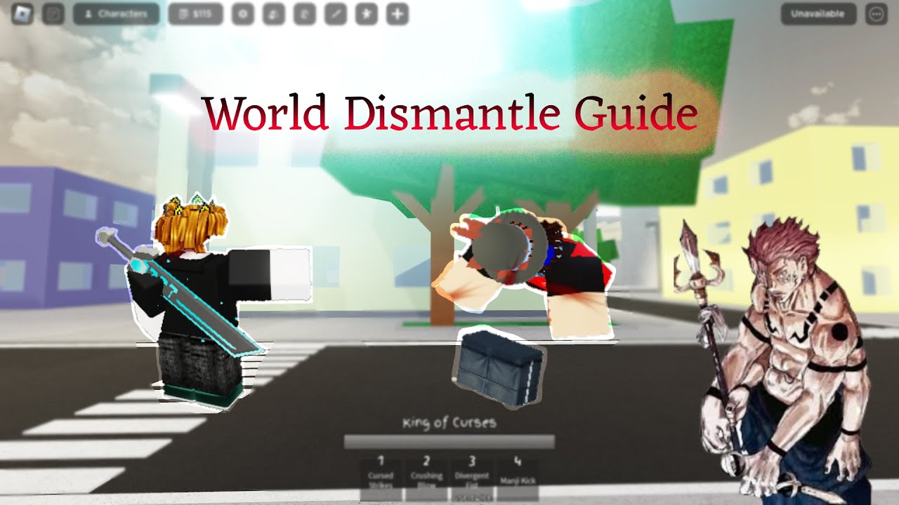 World Dismantle Guide | Jujutsu Shenanigans - YouTube