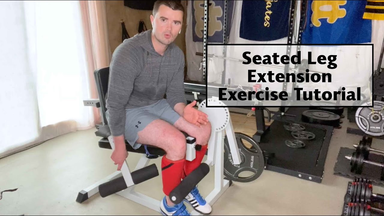 How to Do A Seated Leg Extension | Exercise Tutorial - YouTube