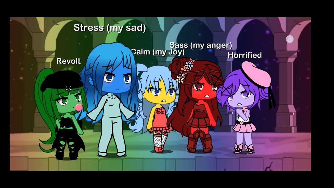 when my emotions go into gacha life - YouTube