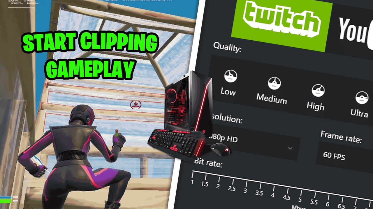 *EASY* HOW TO CLIP FORTNITE GAMEPLAY ON PC - YouTube