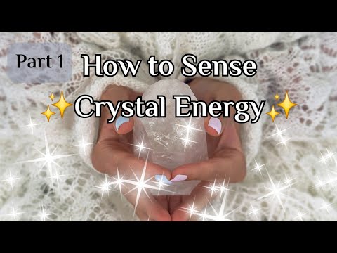 Learning how to sense energy with crystals Part 1 - YouTube