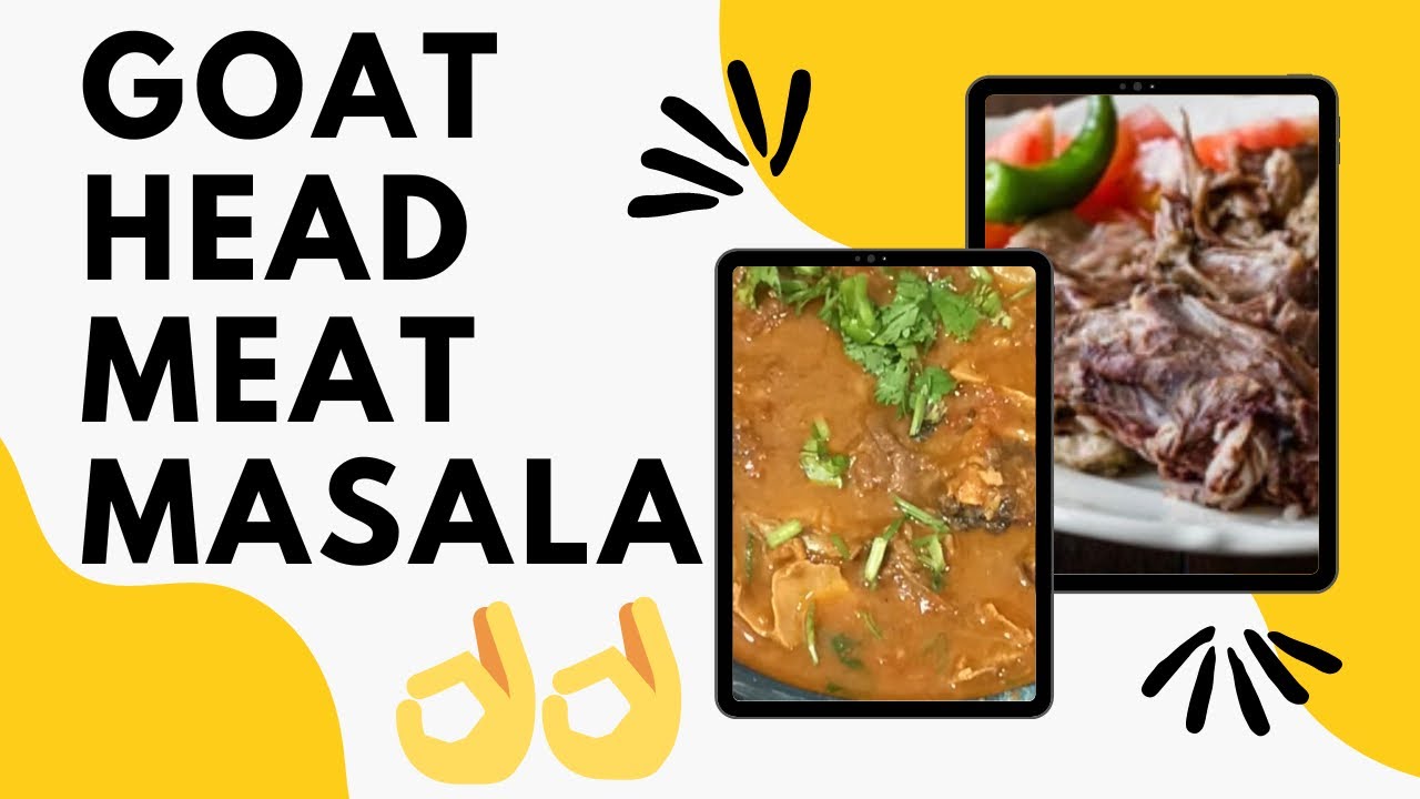 Goat Head Meat Masala Curry - YouTube