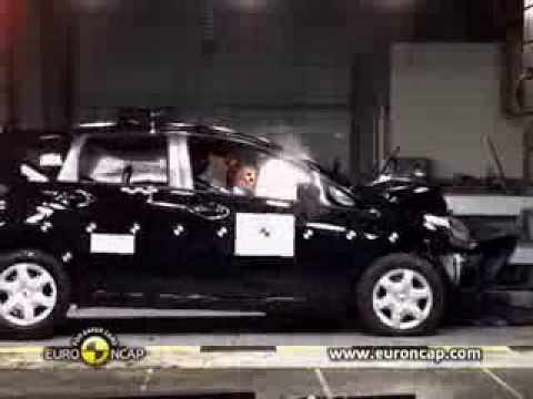 Nissan Note CRASH TEST Euro NCAP 2013 ★★★★ - YouTube
