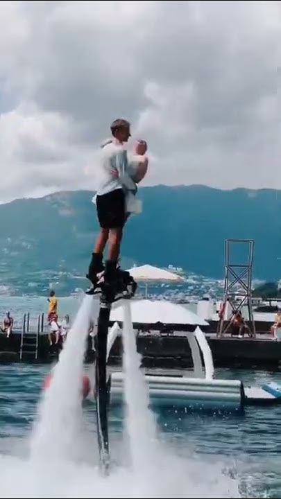 Fly-танец в Ялте 🥰хочешь так же? Танец на флайборде - YouTube