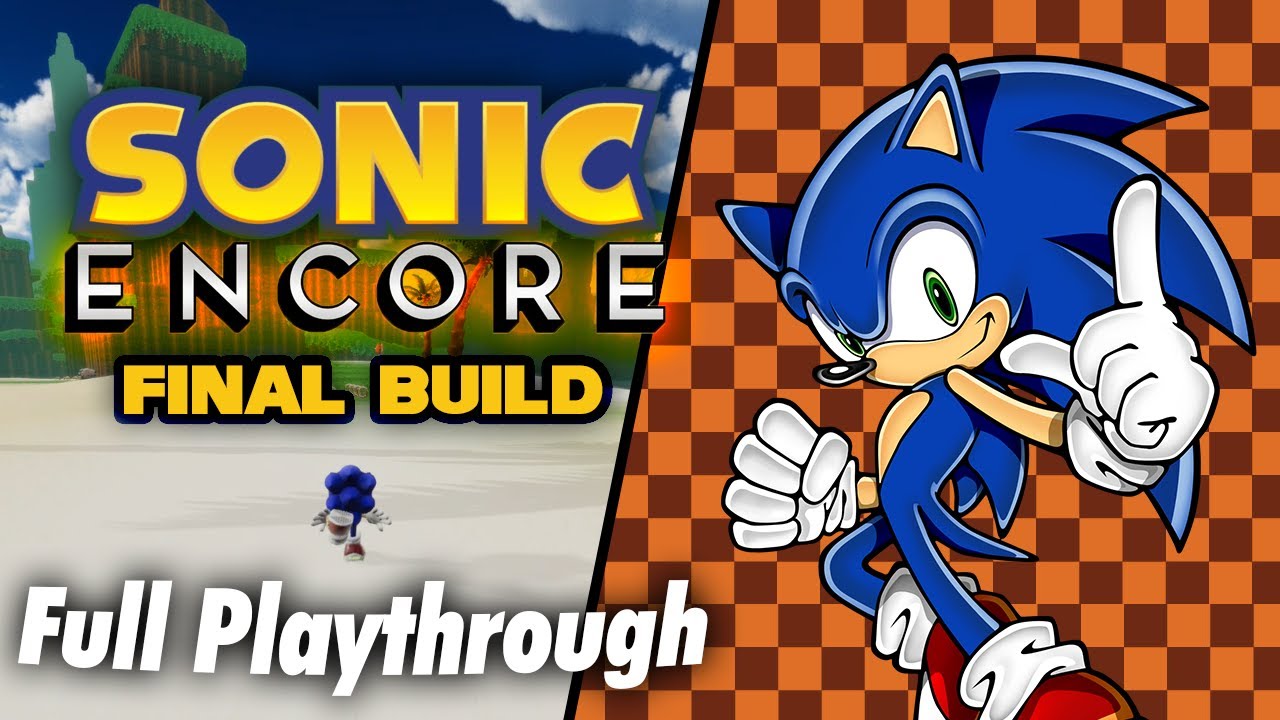 Sonic Encore - Full Game Playthrough [SAGE 2023: Final Build] - YouTube