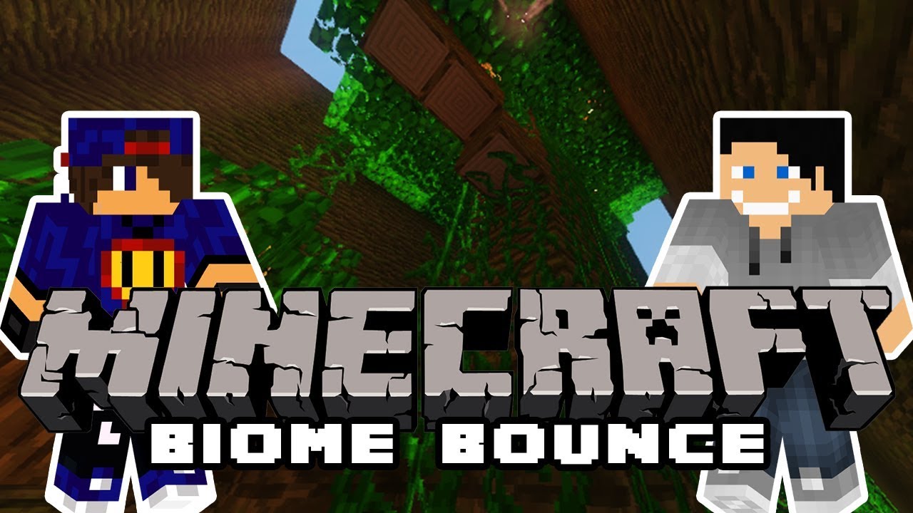 Minecraft: Biome Bounce Parkour - Ej Seeeerio? w/ GamerSpace - YouTube