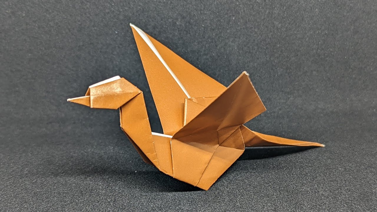 Origami Tutorial Pheasant Bird - YouTube