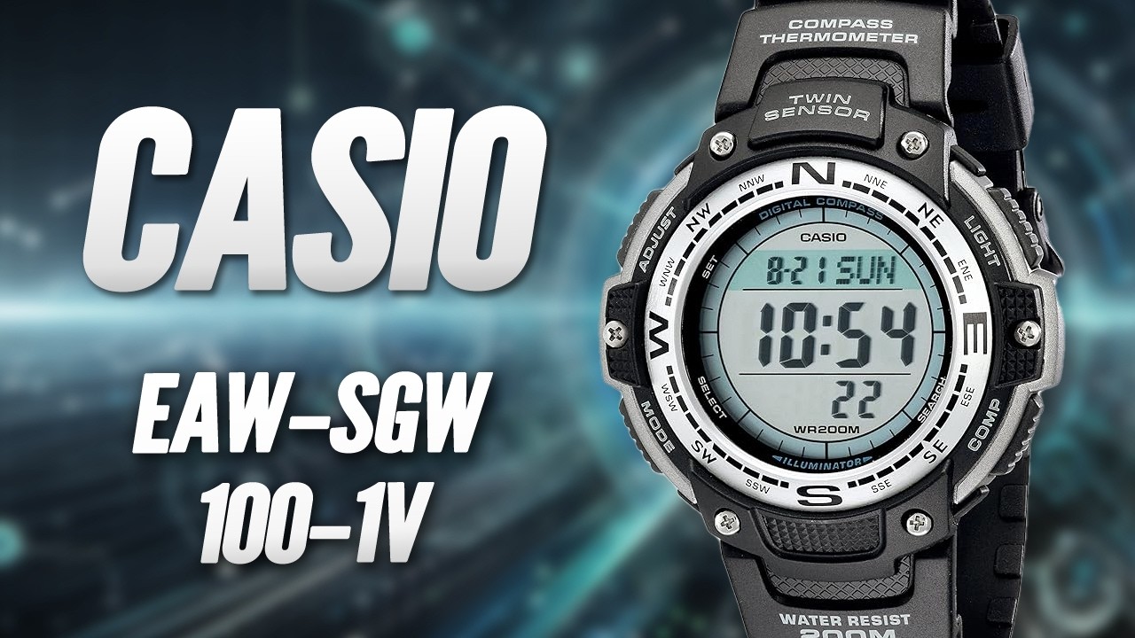 🌟 Imprescindible Casio SGW-100-1V El Reloj Definitivo para Aventureros ...