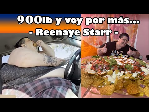 900 libras y aun así quiere mas – SSBBW Reenaye Starr ¿inmóvil?