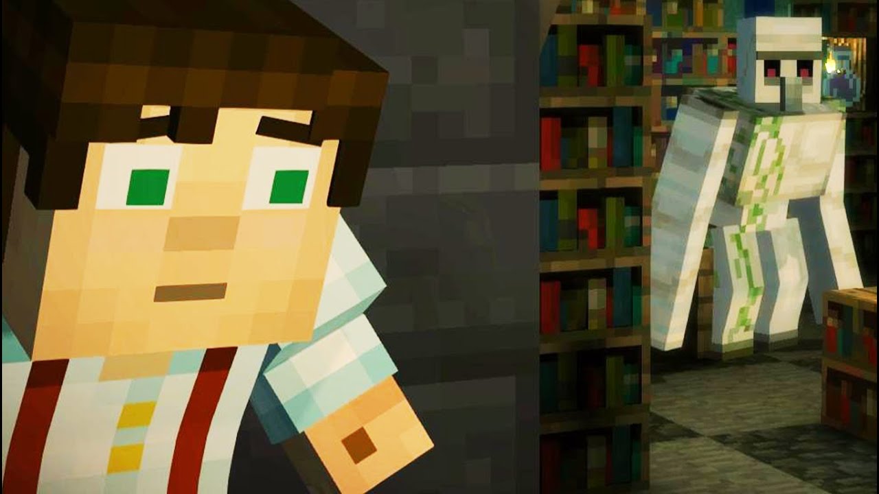 Minecraft Story Mode Episode 1 - Part 3 | MONSTER! - YouTube