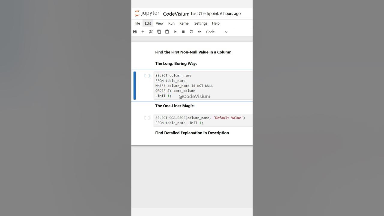 🔥 Stop Doing It Wrong! Use This SQL One-Liner Instead! #SQL #DataAnalytics - YouTube