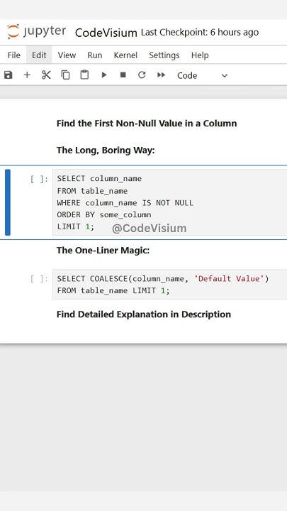 🔥 Stop Doing It Wrong! Use This SQL One-Liner Instead! #SQL #DataAnalytics - YouTube