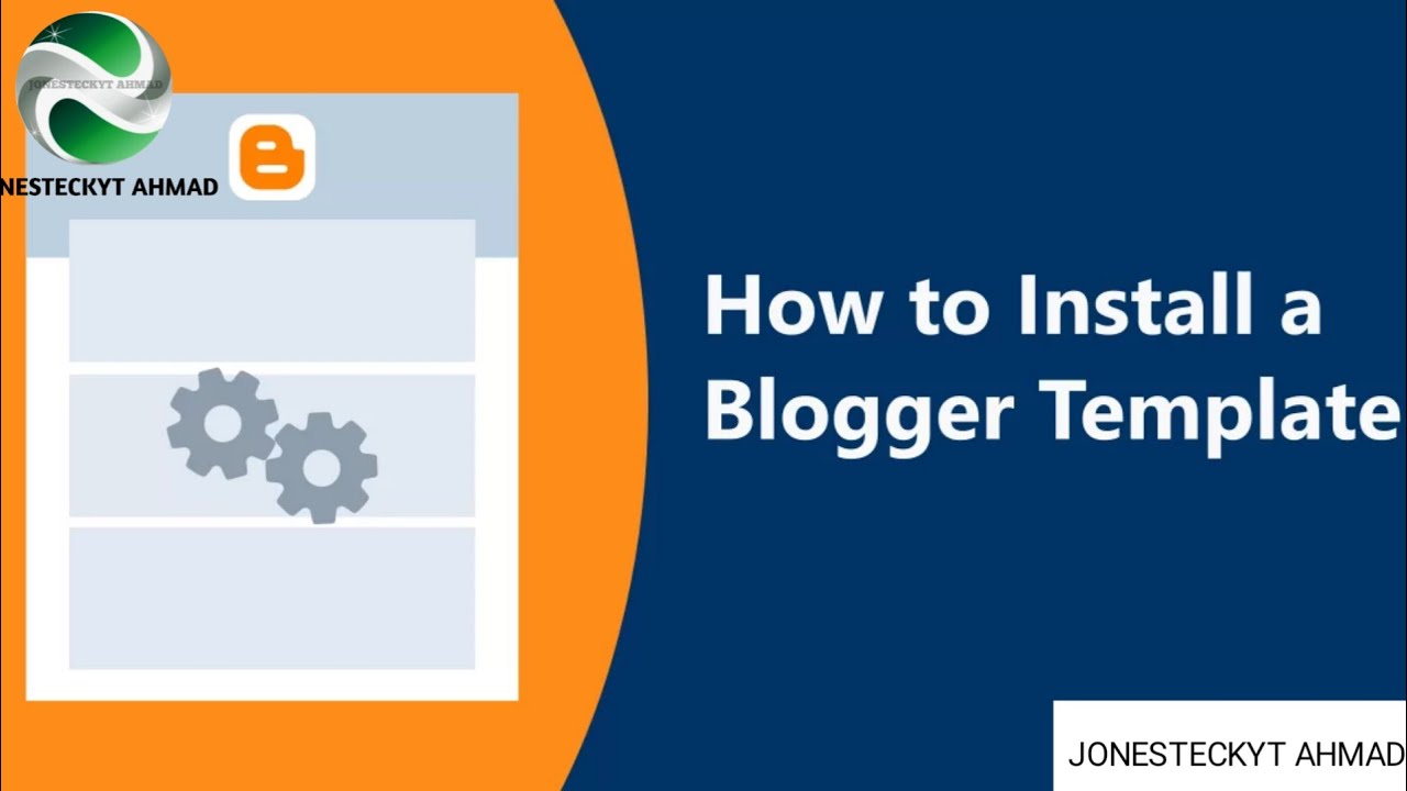 How to add or Change Template on blogger website | adding a custom ...