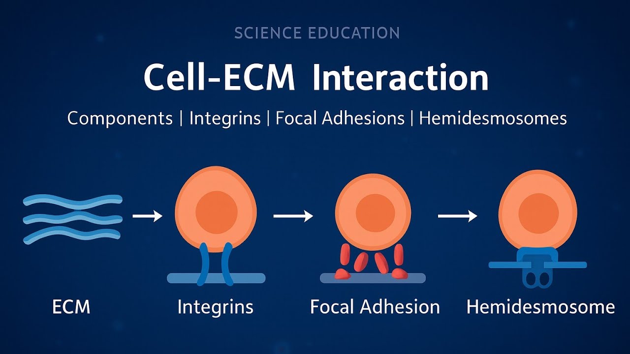 Cell–ECM interaction – components, integrins, focal adhesions ...