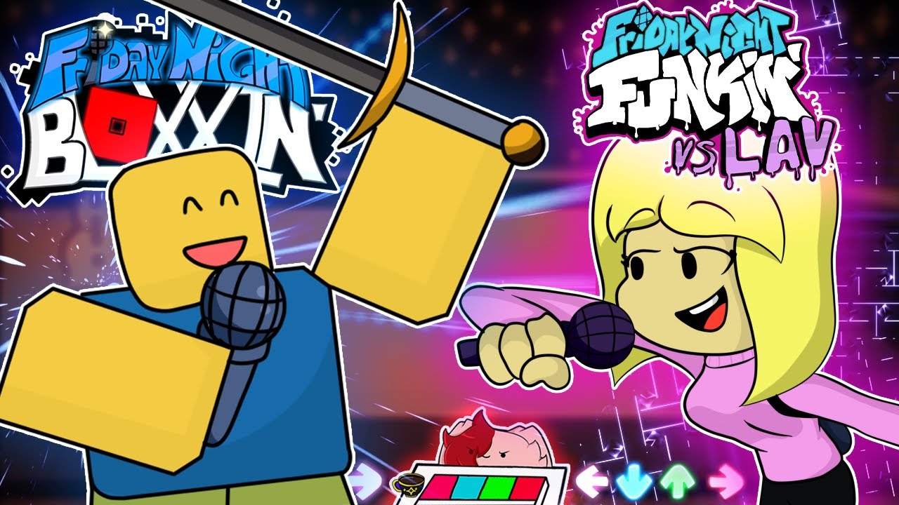 Friday Night Funkin' mods | Vs NOOB! (FNB) & VS Lav! (FNFF) on Hard ...