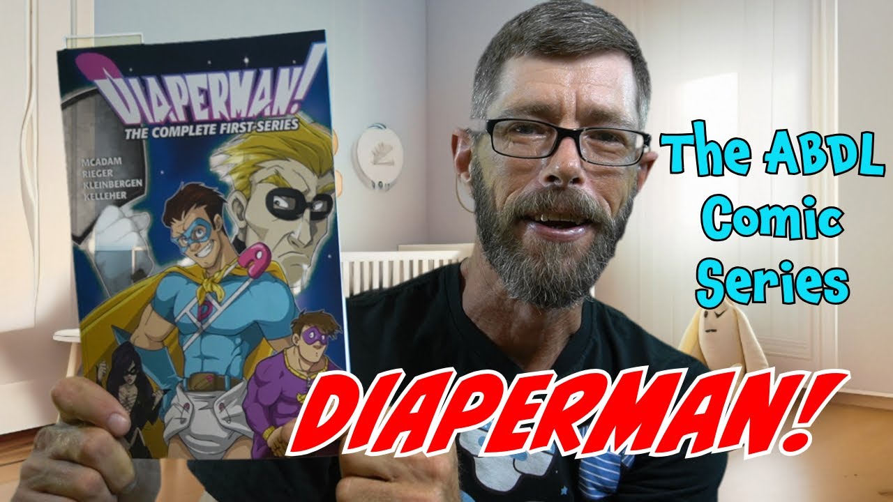 ABDL Media Review - Diaperman! | An ABDL Comic Sereis - YouTube