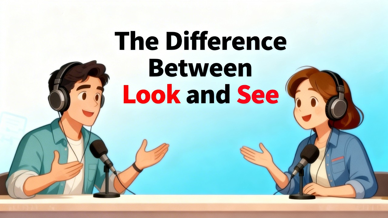 Easy English Podcast for Beginners - The Difference between "Look" and ...