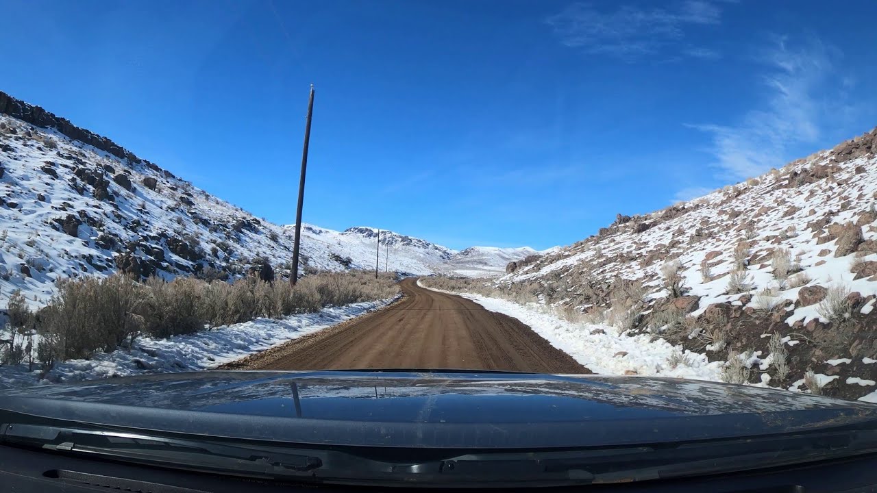 [4K]More dash cam footage driving into Midas, NV - YouTube