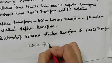 Signals and Systems Module 2 ECT204 2019 Scheme - YouTube