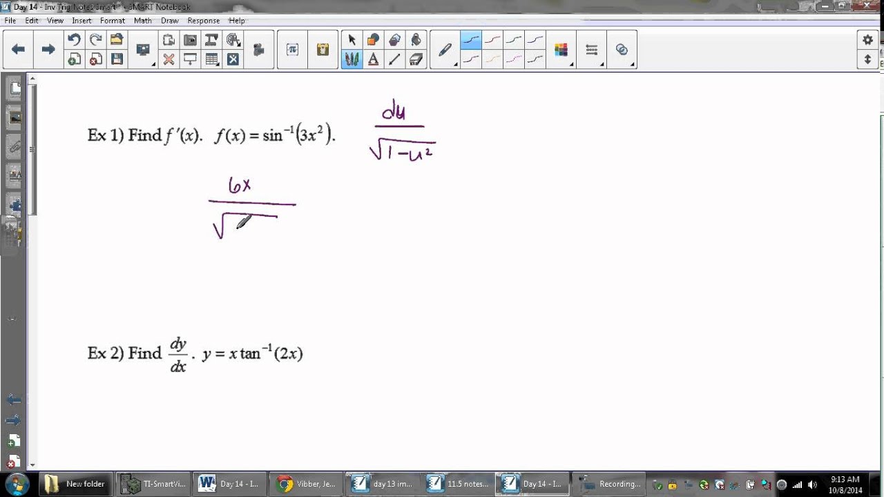 Day 14 Inv Trig Video - YouTube