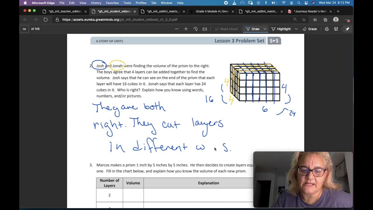 Eureka Math Grade 5 Module 5 Lesson 3 Problem Set - YouTube