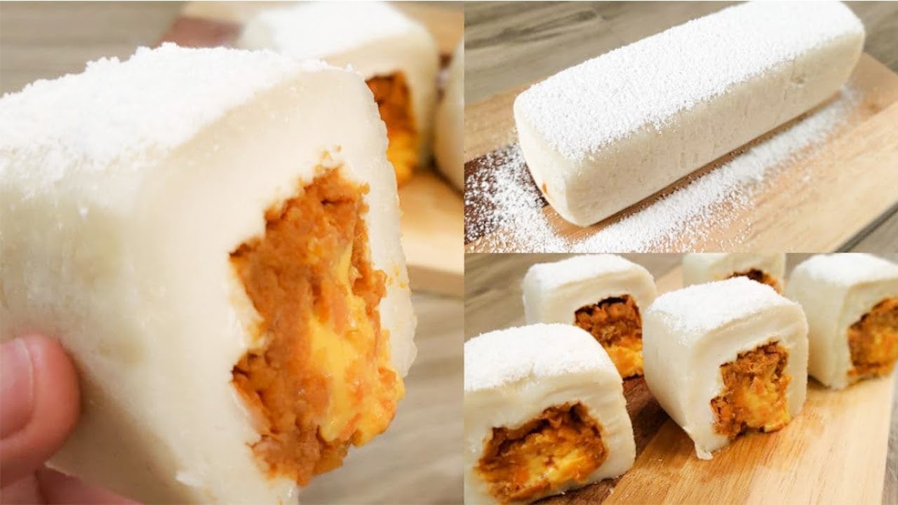 If you have glutinous rice at home, make this delicious cake roll ...