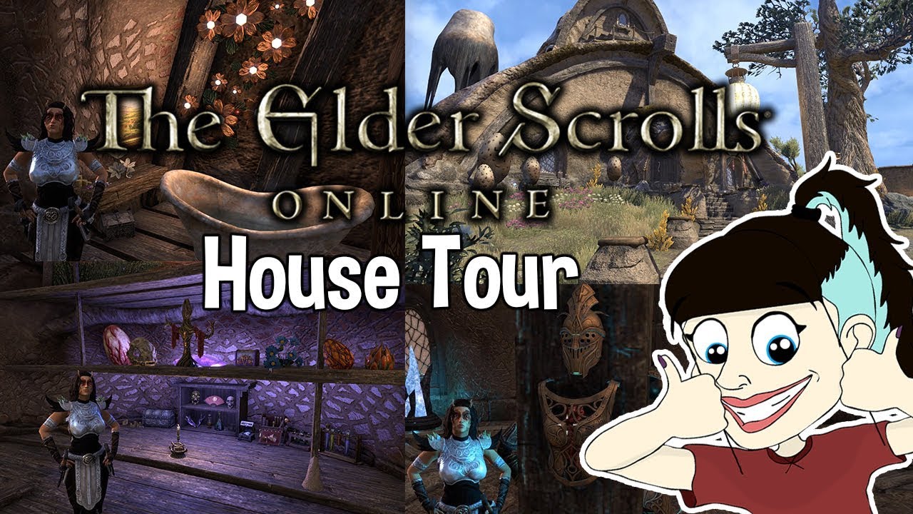 The Elder Scrolls Online - Fully Decorated House Tour || Ald Velothi ...