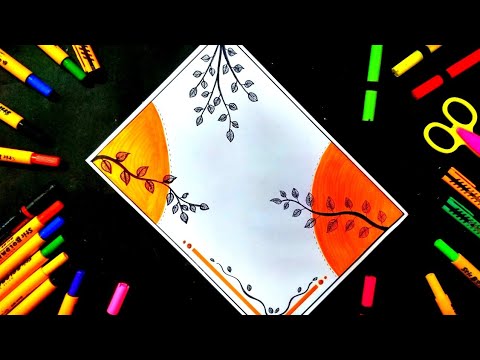 Assignment/Project Front Page Design | Cover Page Decoration Idea ...