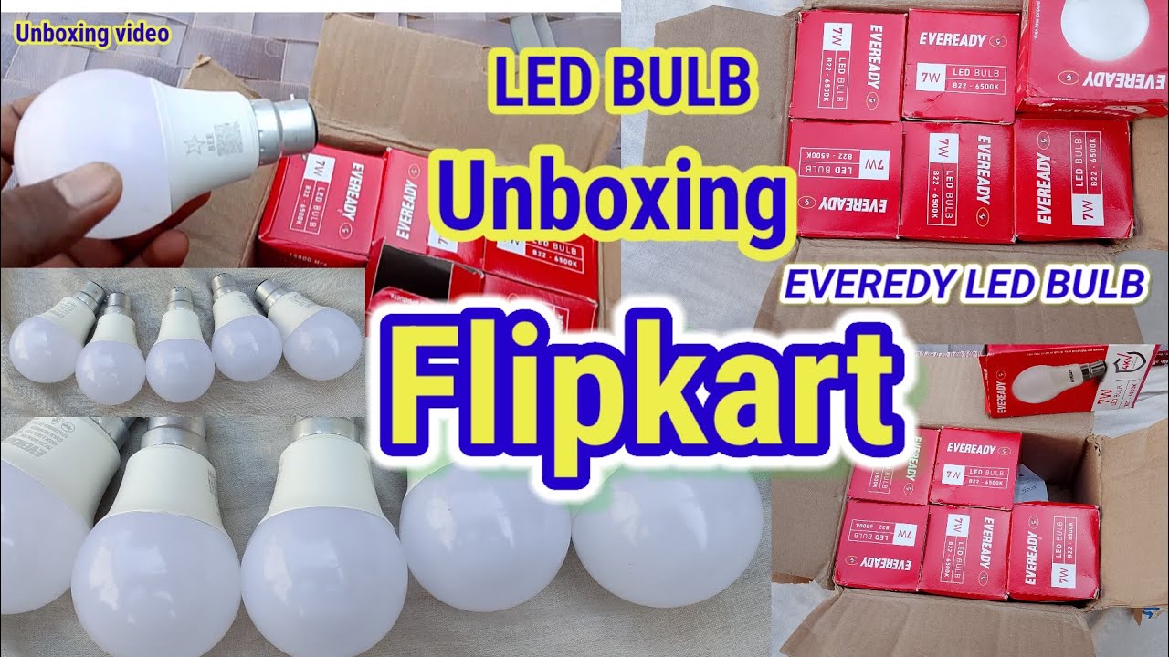 Flipkart Led Bulb Unboxing / Flipkart Product Unboxing video / Flipkart ...