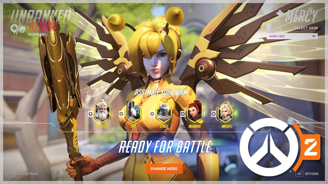 Overwatch 2 - Mercy Gameplay (PC) 18 - Hello Season 3 - YouTube