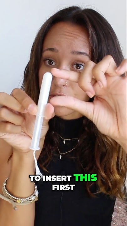 How to Insert and Remove a Tampon: Step by Step Guide - YouTube