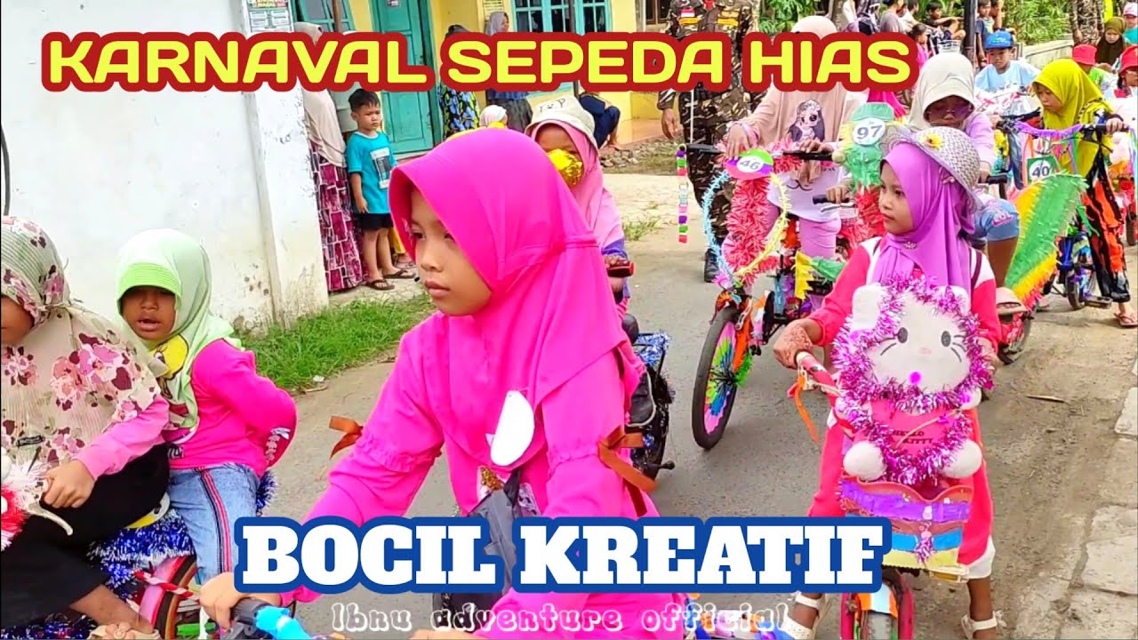 KARNAVAL SEPEDA HIAS‼️KESERUAN BOCIL IKUT KARNAVAL SEPEDA DI WONOYOSO ...