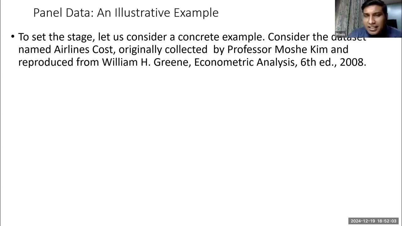 Static Panel Data Models--Panel Pooled OLS and LSDVM - YouTube
